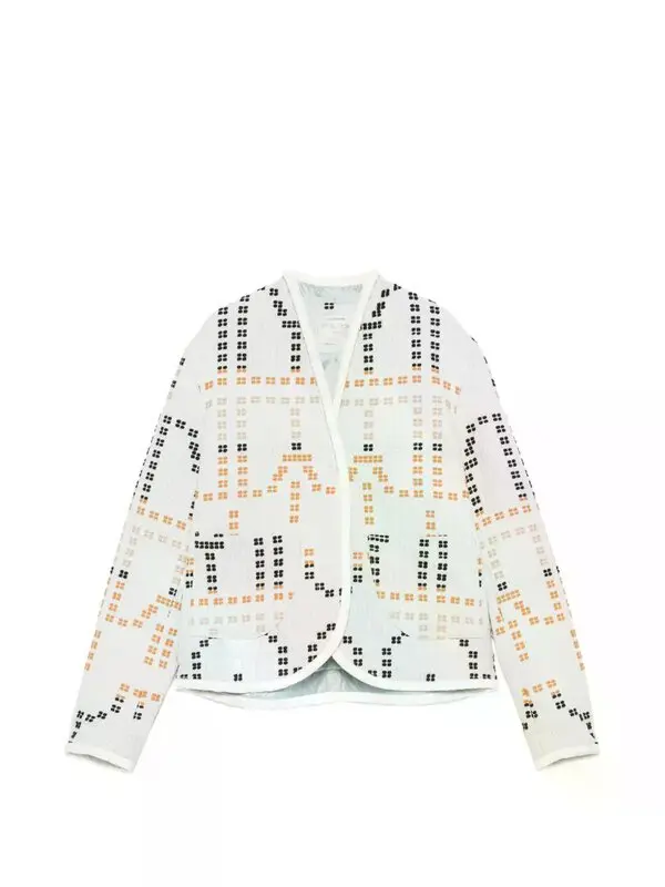 FORTE_FORTE Samarcanda Jacquard Jacket - Neutrals