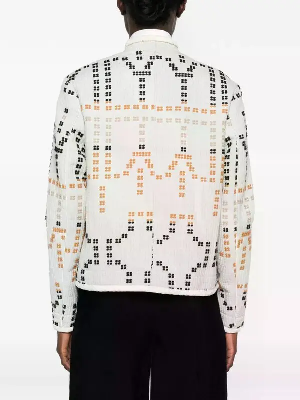 FORTE_FORTE Samarcanda Jacquard Jacket - Neutrals