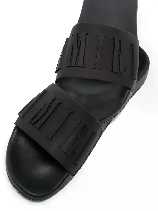 Amiri Logo-debossed Open-toe Slides