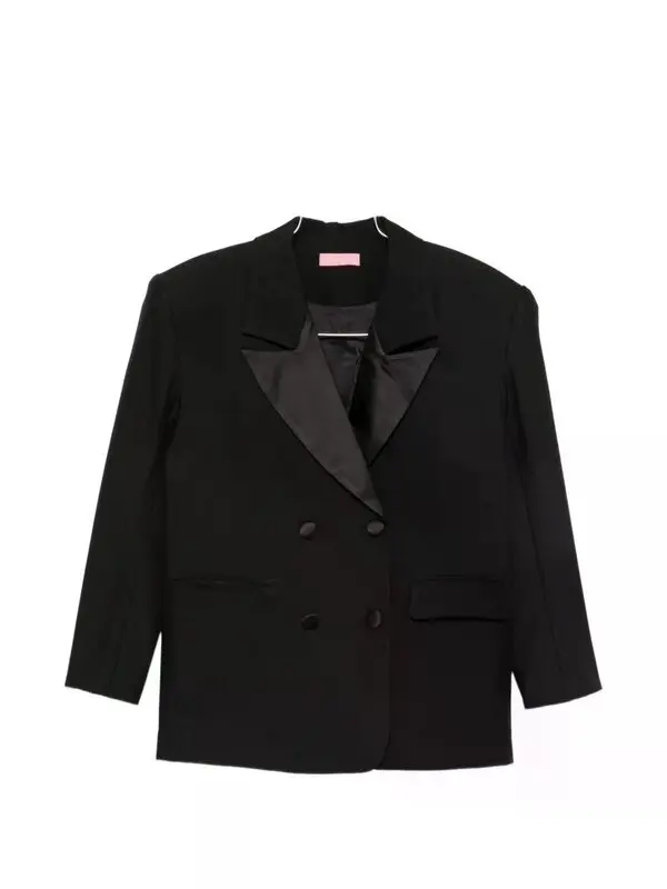TWENTY FOURHAITCH Double-breasted Peak-lapel Jacket