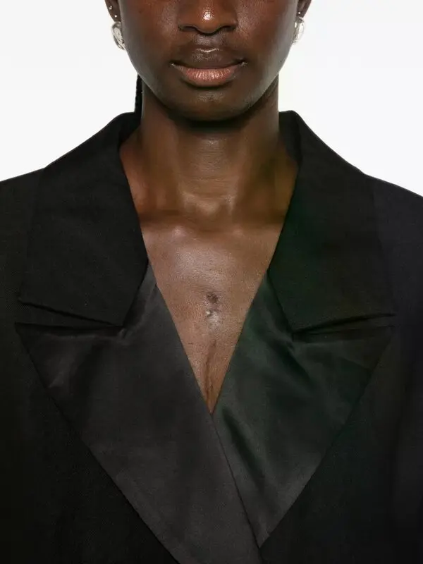 TWENTY FOURHAITCH Double-breasted Peak-lapel Jacket