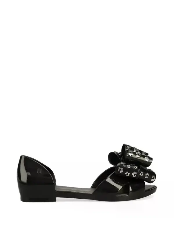 Melissa Floral Print Bow Detail Sandals