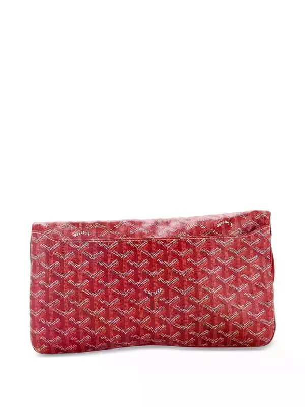 Goyard Saint Marie Coated Canvas Clutch Bag - Red