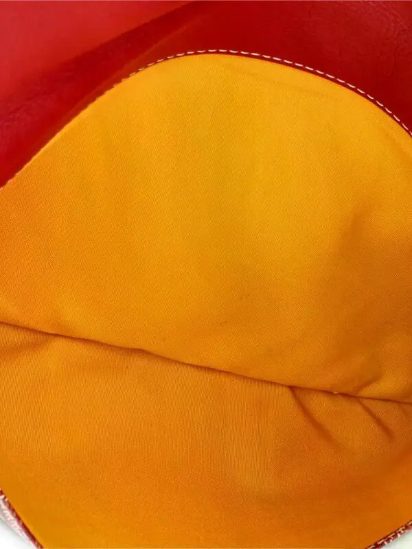 Goyard Saint Marie Coated Canvas Clutch Bag - Red
