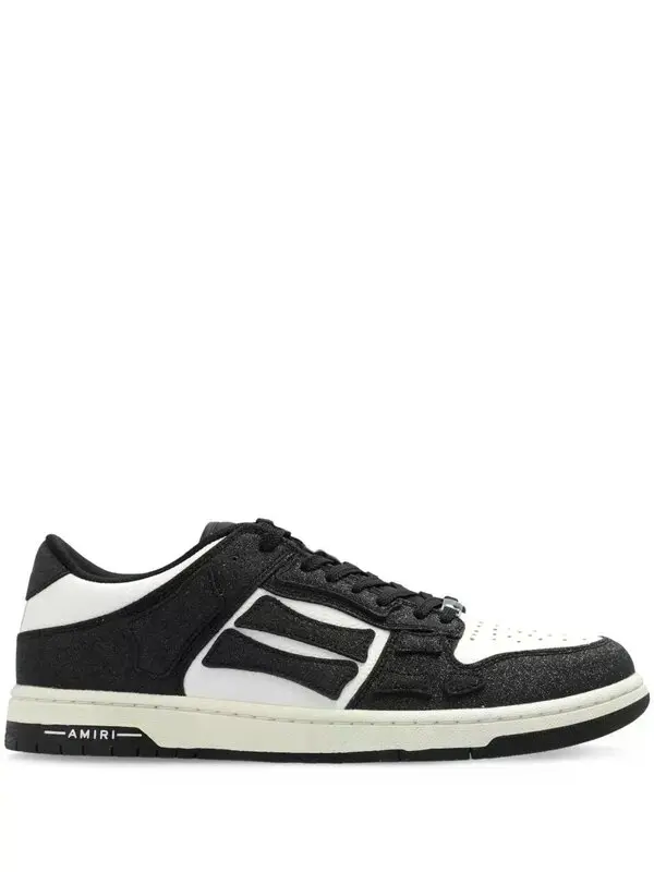 Amiri Shimmer Skel Top Low Sneakers
