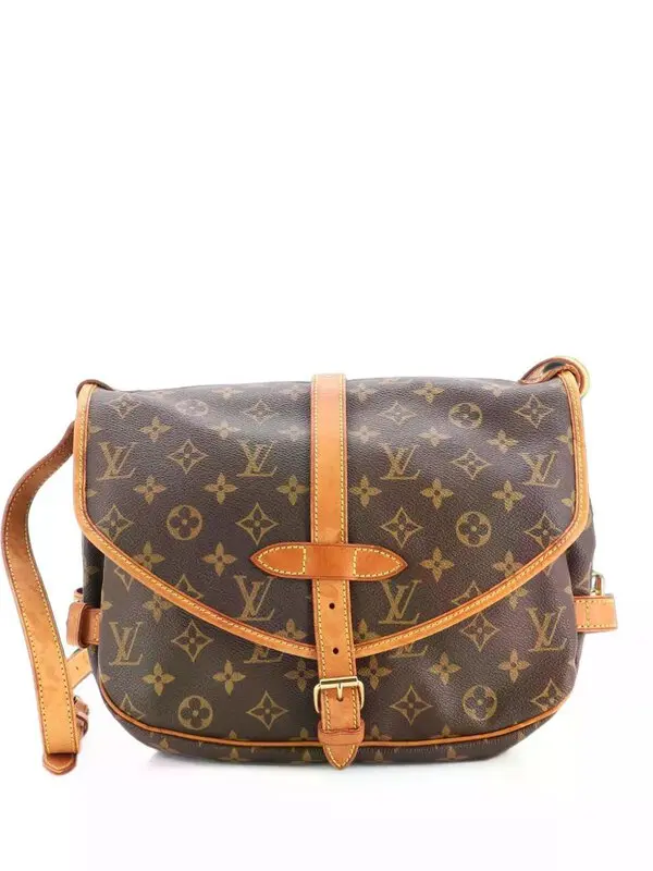 LOUIS VUITTON Monogram Canvas Saumur 30 Crossbody Bag