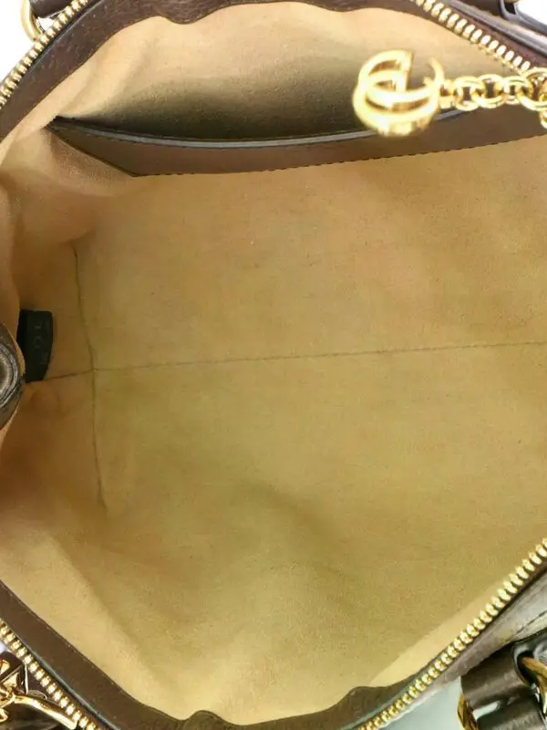 Gucci Ophidia Top Handle Gg Coated Canvas Small Tote Bag