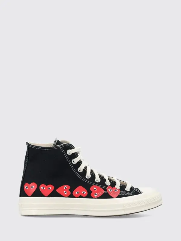 CONVERSE X COMME DES GARONS PLAY Chuck 70 High-top Canvas Sneakers