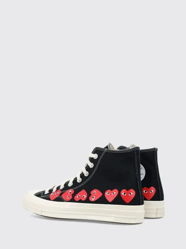 CONVERSE X COMME DES GARONS PLAY Chuck 70 High-top Canvas Sneakers
