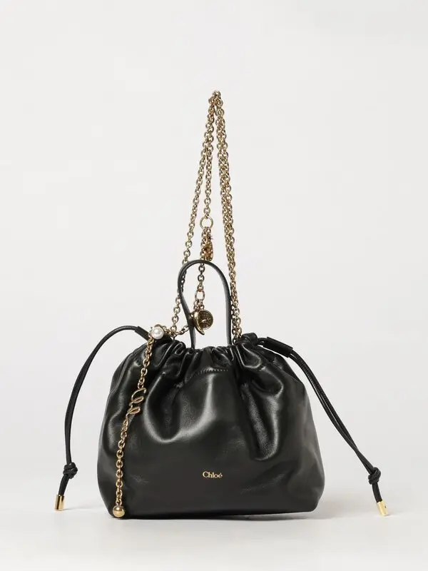 Chloé Icons Mini Nappa Leather Bucket Bag - Black