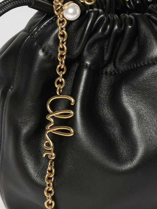 Chloé Icons Mini Nappa Leather Bucket Bag - Black