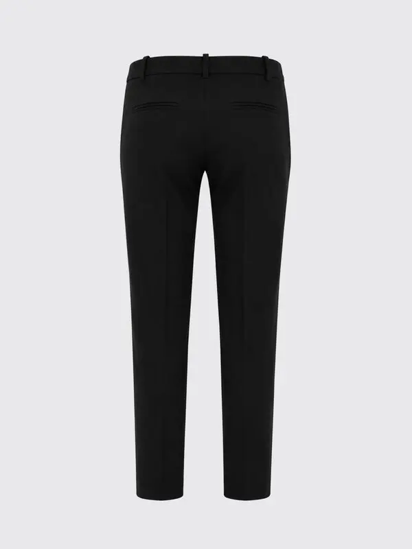 Pinko Slim Fit Stretch Crêpe Chino Pants - Black