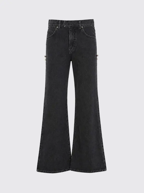 Pinko High-waisted Flare-leg Jeans With Side Slits