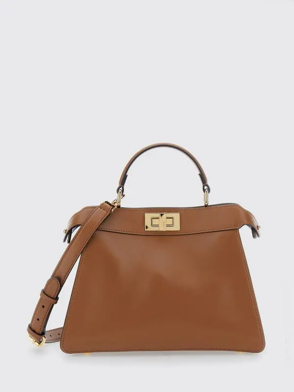 Fendi Small Peekaboo Iseeu Handbag In Smooth Calf Leather