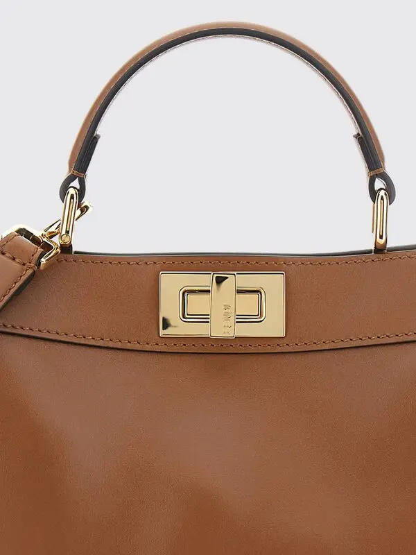 Fendi Small Peekaboo Iseeu Handbag In Smooth Calf Leather