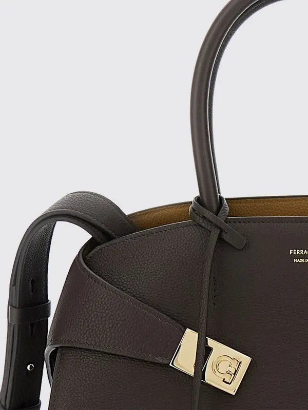 FERRAGAMO Top Handle Bag - Brown