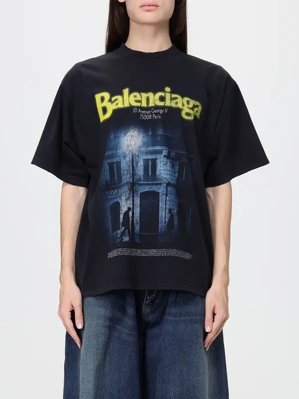 Balenciaga T-shirt Colour - Black