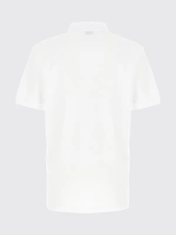 Moschino Short-sleeved Cotton Polo With Teddy Bear Print
