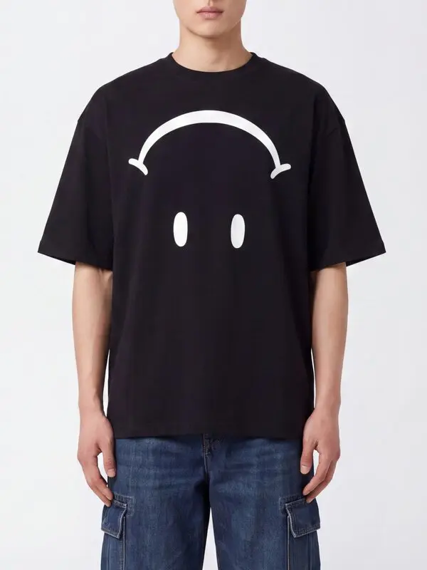 Moschino Relaxed Fit Cotton T-shirt With Graphic Print - White