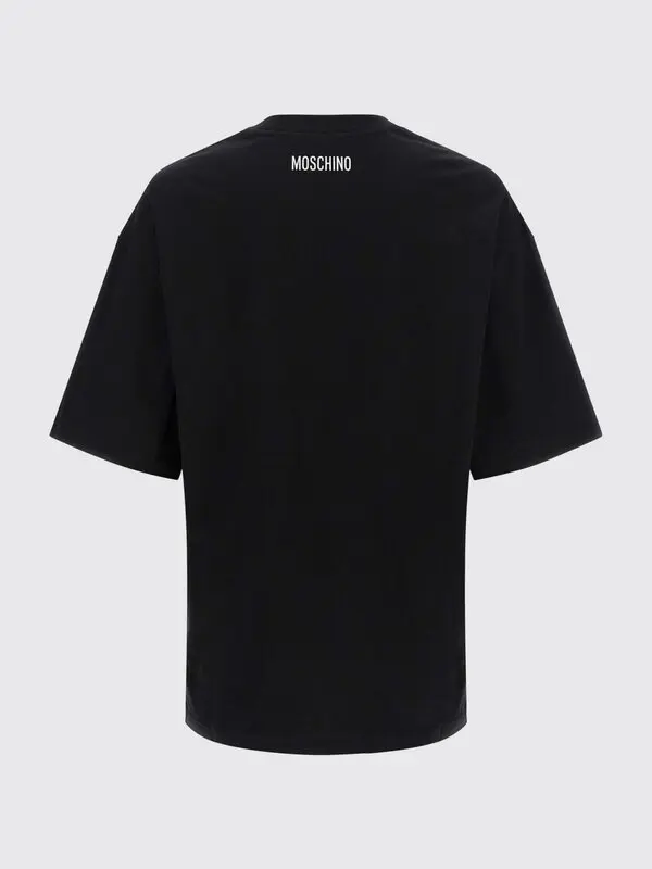 Moschino Relaxed Fit Cotton T-shirt With Graphic Print - White