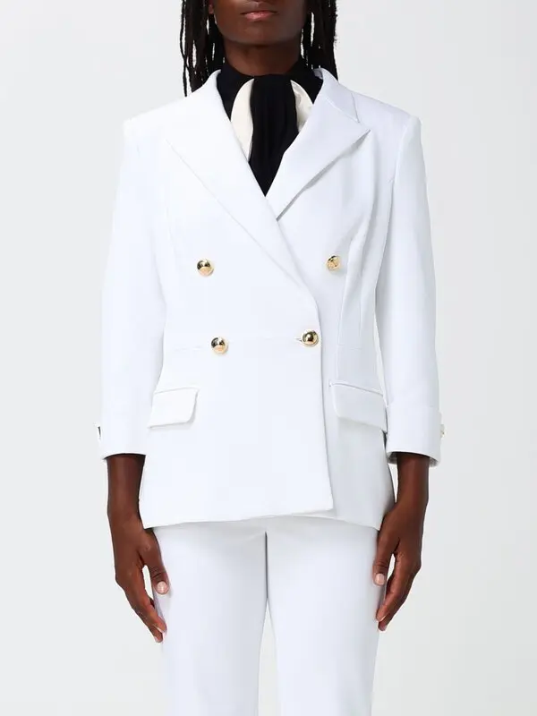 Elisabetta Franchi Double Breasted Blazer