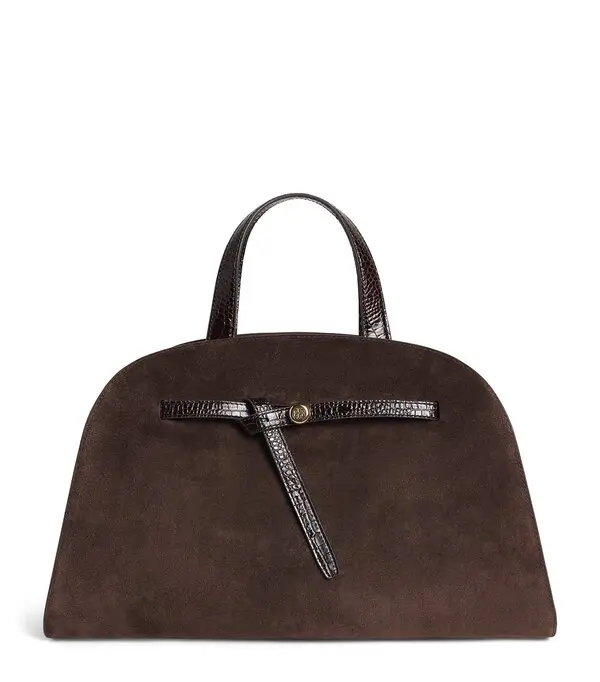 Tory Burch Suede Romy Cross-body Bag - Brown
