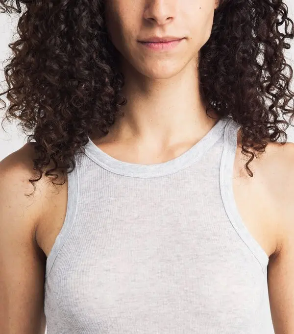SKIMS Semi-sheer Ribbed Tank Top