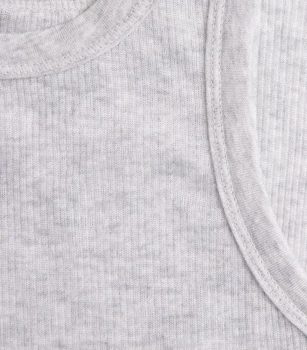 SKIMS Semi-sheer Ribbed Tank Top