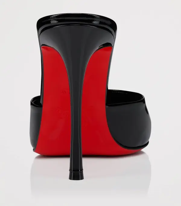CHRISTIAN LOUBOUTIN Dolly Mule 100 Patent Mules - Black