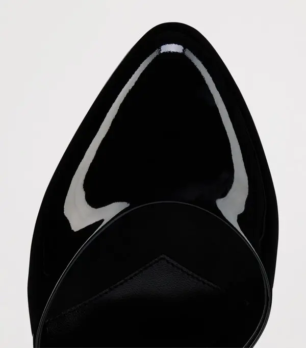 CHRISTIAN LOUBOUTIN Dolly Mule 100 Patent Mules - Black