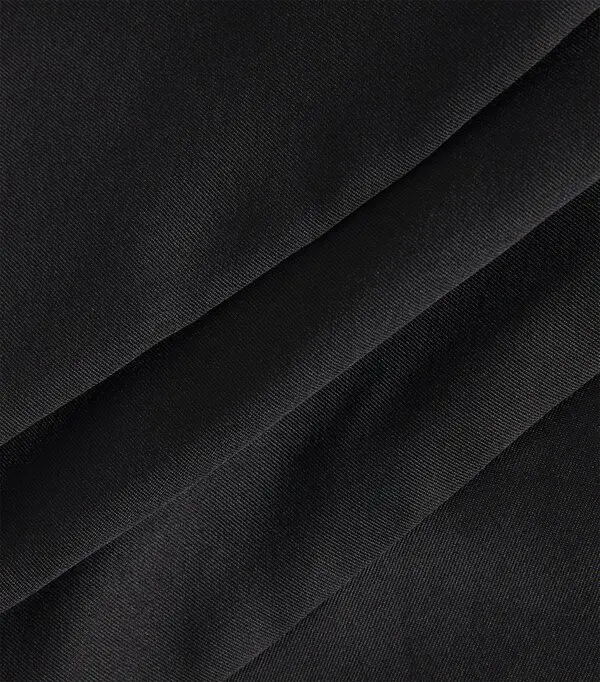SELF-PORTRAIT Taffeta Off-the-shoulder Blouse