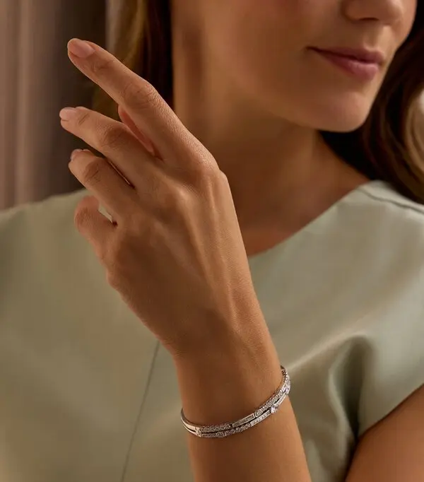 BOODLES Platinum And Diamond Play Of Light Bangle