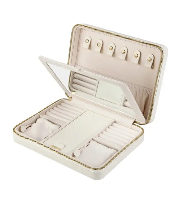 Wolf Large Lauren Travel Jewellery Case
