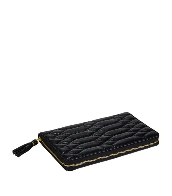 Wolf Large Lauren Portfolio Jewellery Case - Black