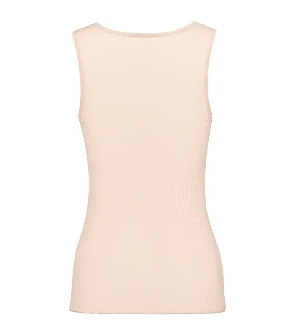 Saint Laurent Silk Lace-trim Tank Top