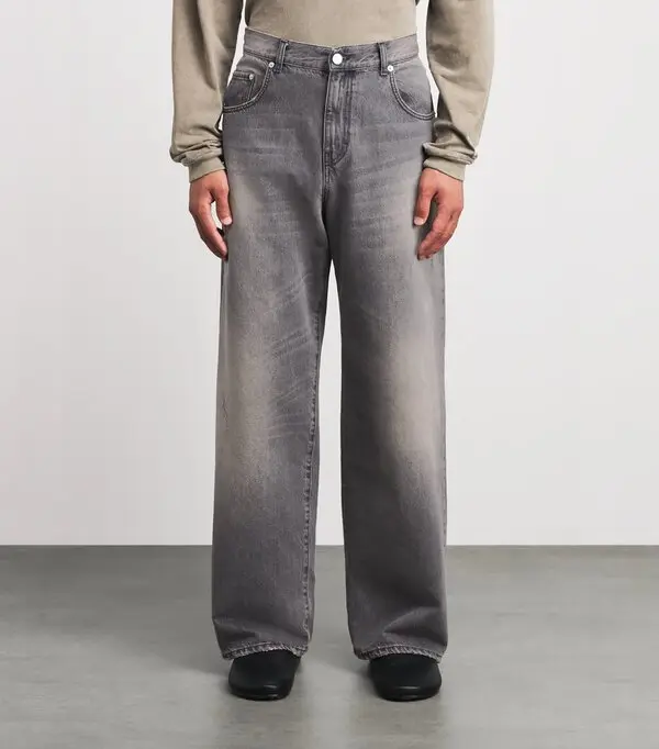 Séfr Distressed Mass Wide-leg Jeans