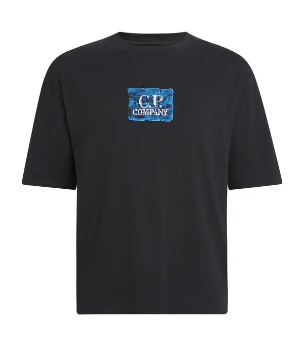 C.P. COMPANY Cotton Logo T-shirt