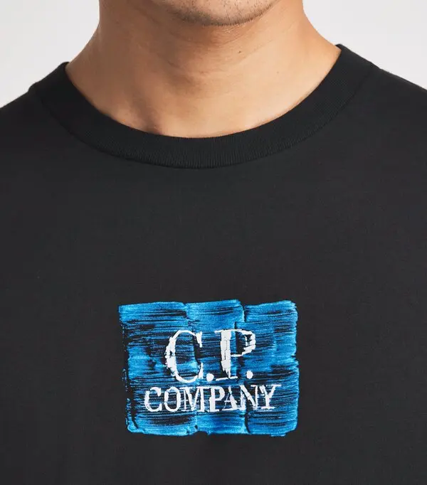 C.P. COMPANY Cotton Logo T-shirt