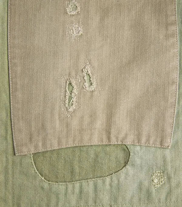 Kapital Fatigue Herringbone Baggie Jeans