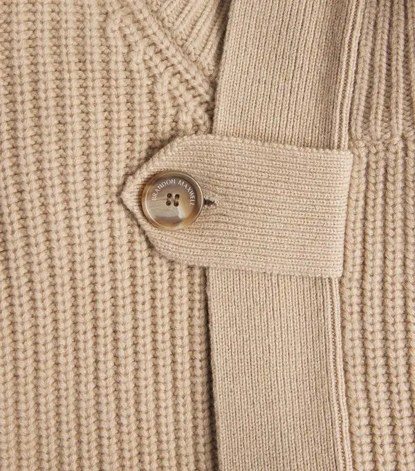 Brandon Maxwell Cashmere Belted Neal Jacket