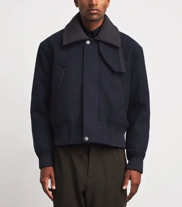 CRAIG GREEN Heavyweight Wool Flight Jacket