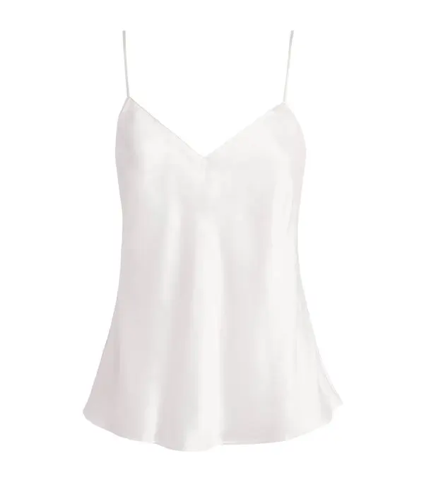 Simone Perele Silk Love Me Camisole - White