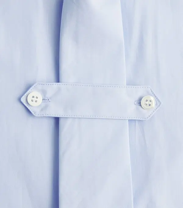 Dries Van Noten Cotton Integrated-tie Shirt
