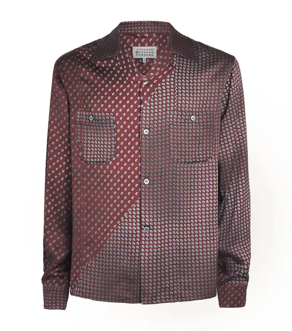 MAISON MARGIELA Satin Paisley Shirt