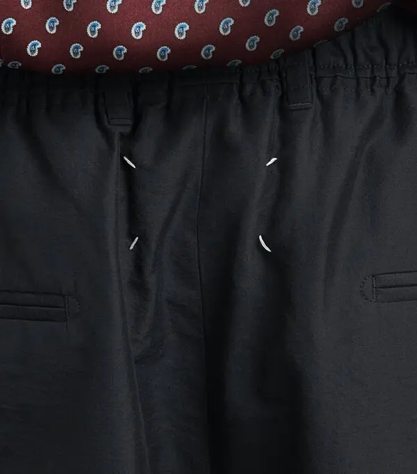MAISON MARGIELA Satin Drawstring Trousers