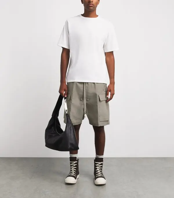 Rick Owens Organic Cotton Cargobella Shorts