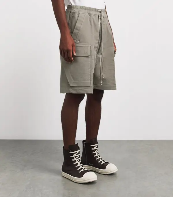 Rick Owens Organic Cotton Cargobella Shorts