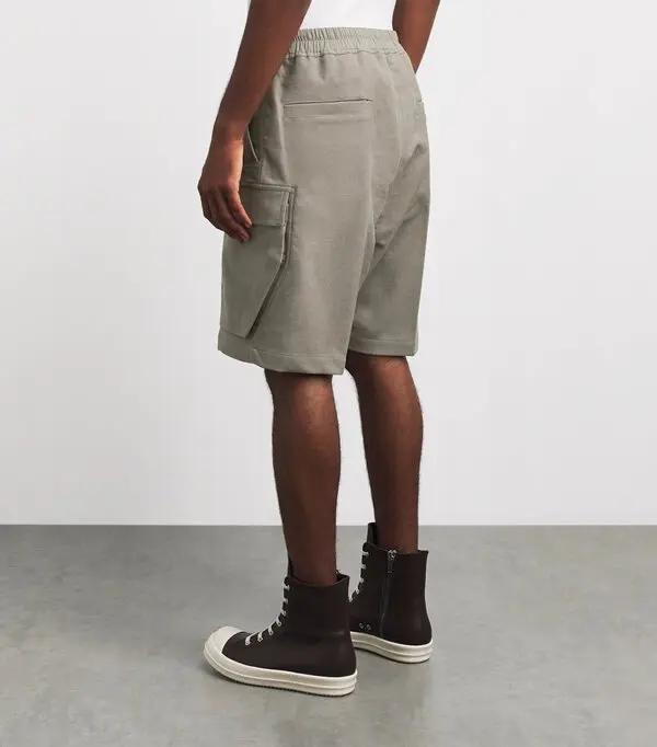 Rick Owens Organic Cotton Cargobella Shorts