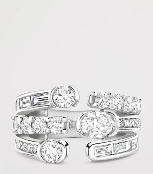 BOODLES Platinum And Diamond Play Of Light Ring