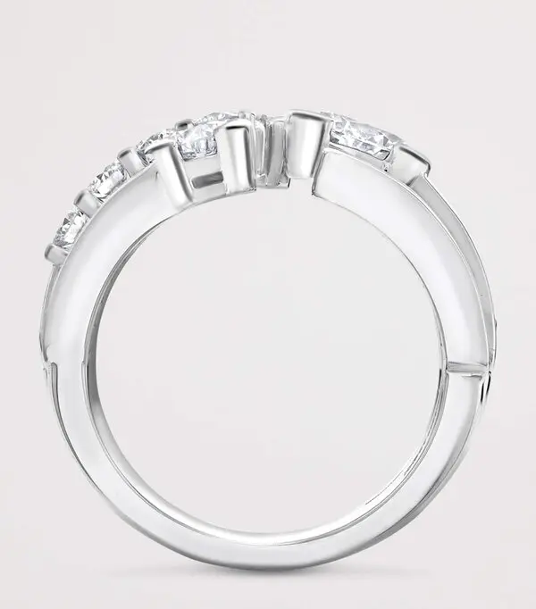 BOODLES Platinum And Diamond Play Of Light Ring